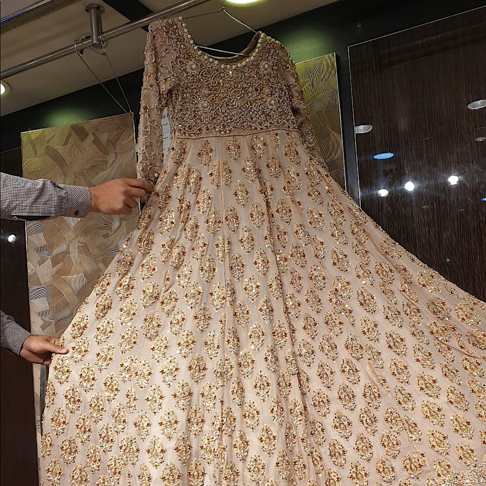 Gold Pakistani Wedding Dress - Gem